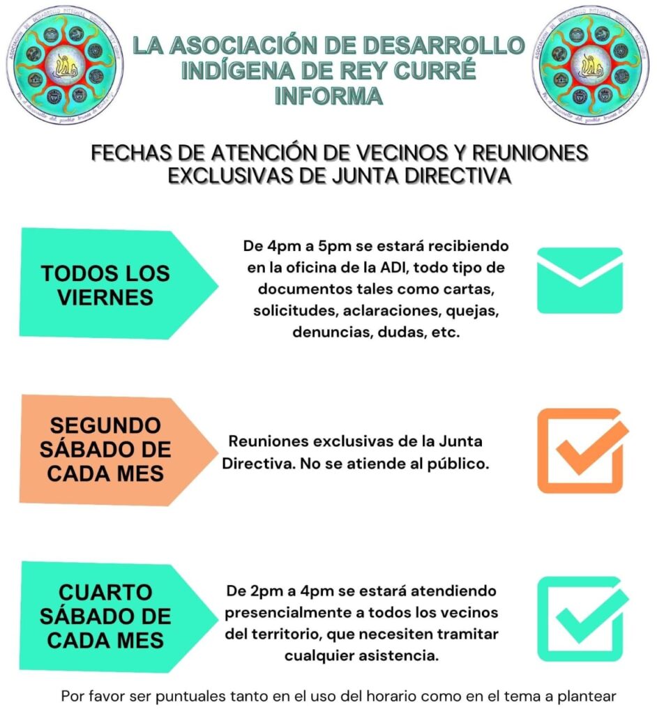 ADI Curré anuncia fechas y horarios para reuniones exclusivas y ...