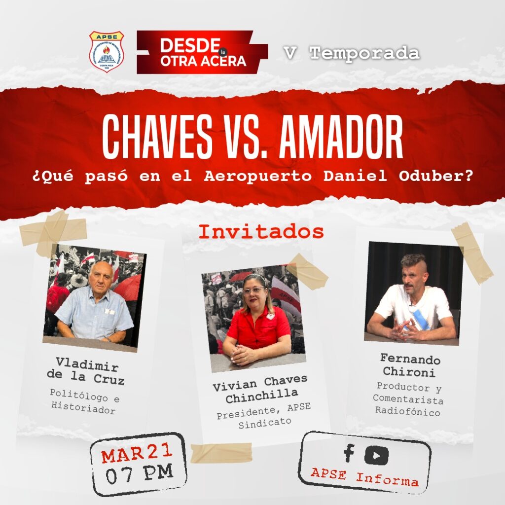 Chaves Vs Amador. ¿Qué pasó con el Aeropuerto Daniel Oduber? - SURCOS Digital