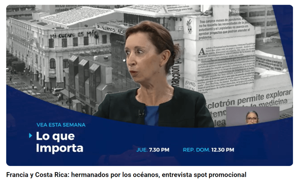 Francia y Costa Rica: hermanados por los océanos. - SURCOS Digital