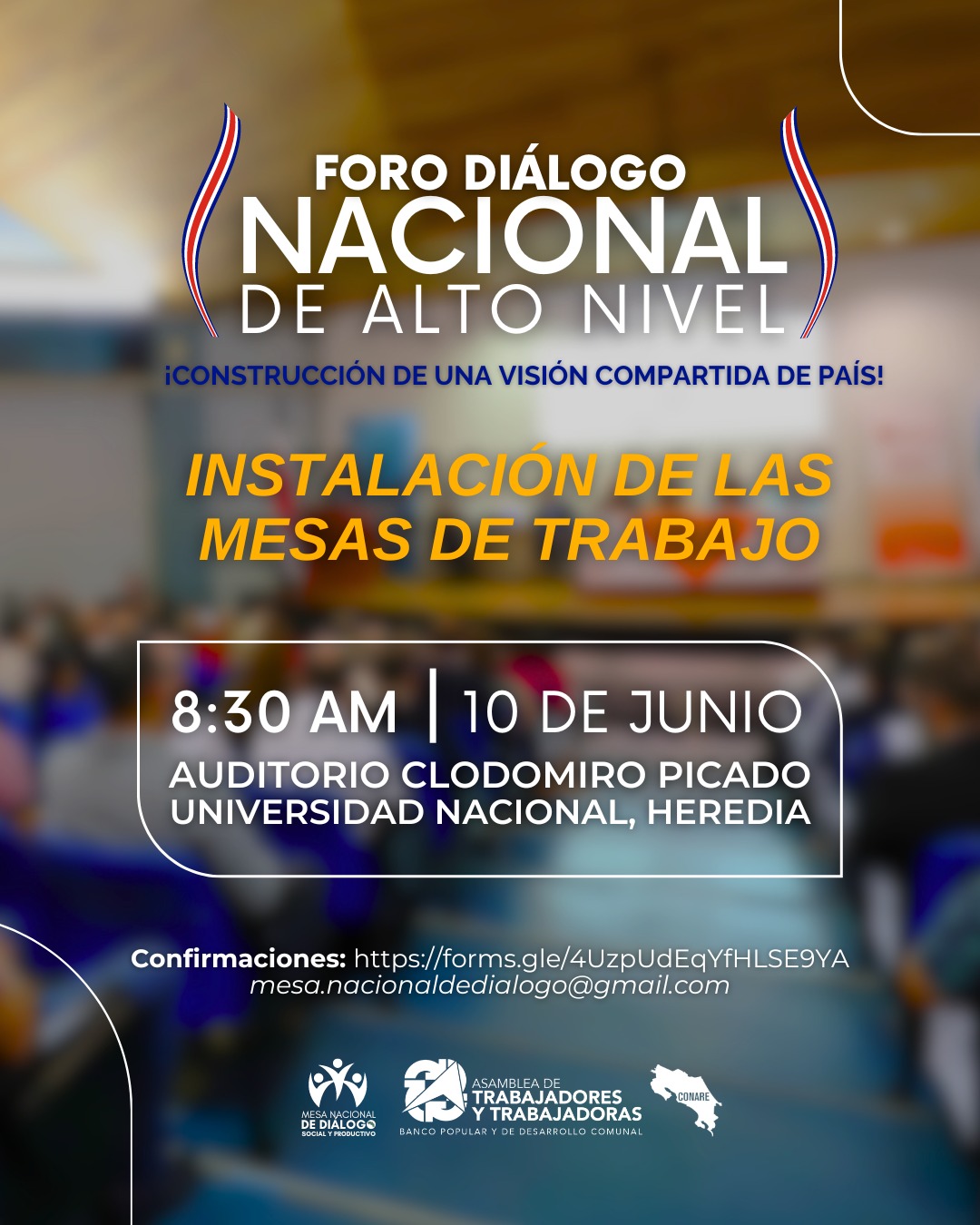 Instalación de las Mesas de Trabajo Foro Diálogo Nacional de Alto Nivel ...