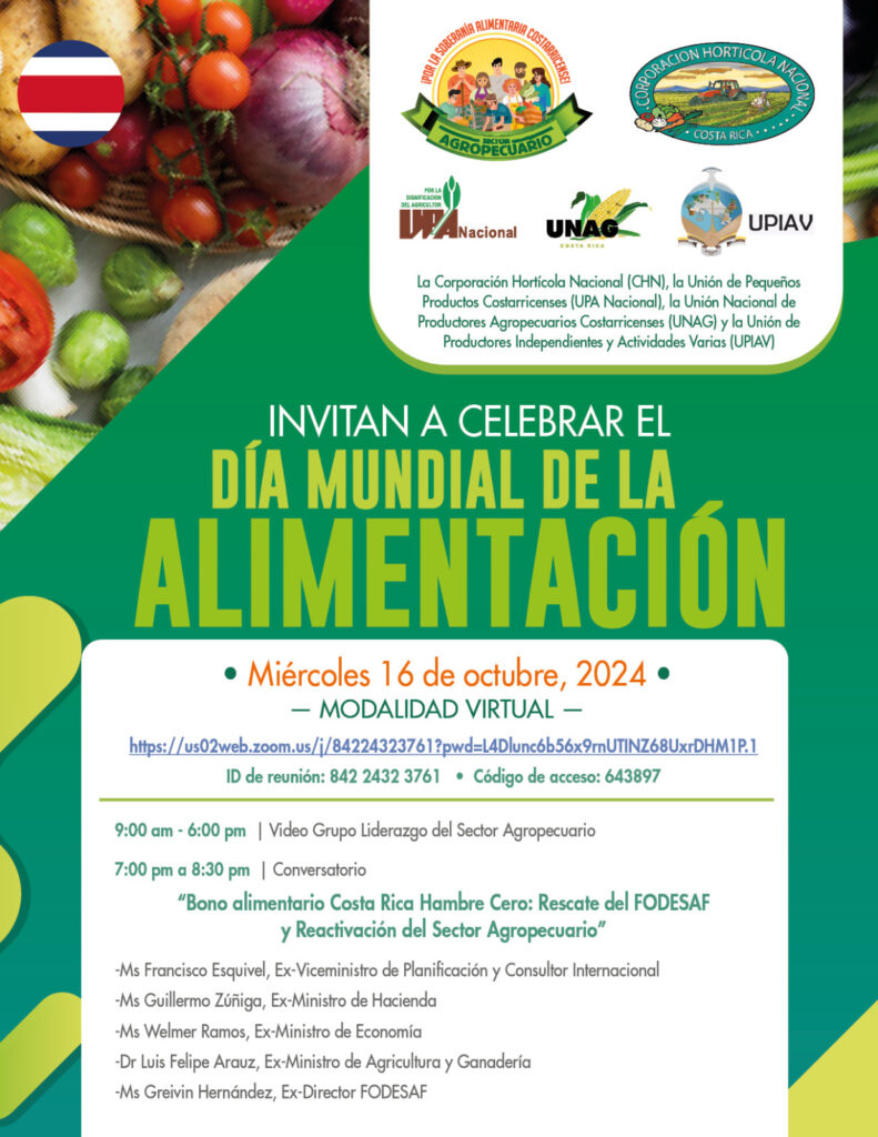 Celebración del Día Mundial de la Alimentación: Un Conversatorio sobre ...