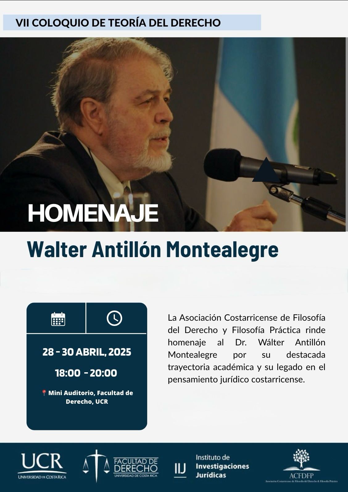 Homenaje al pensamiento de Walter Antillón Montealegre - SURCOS Digital