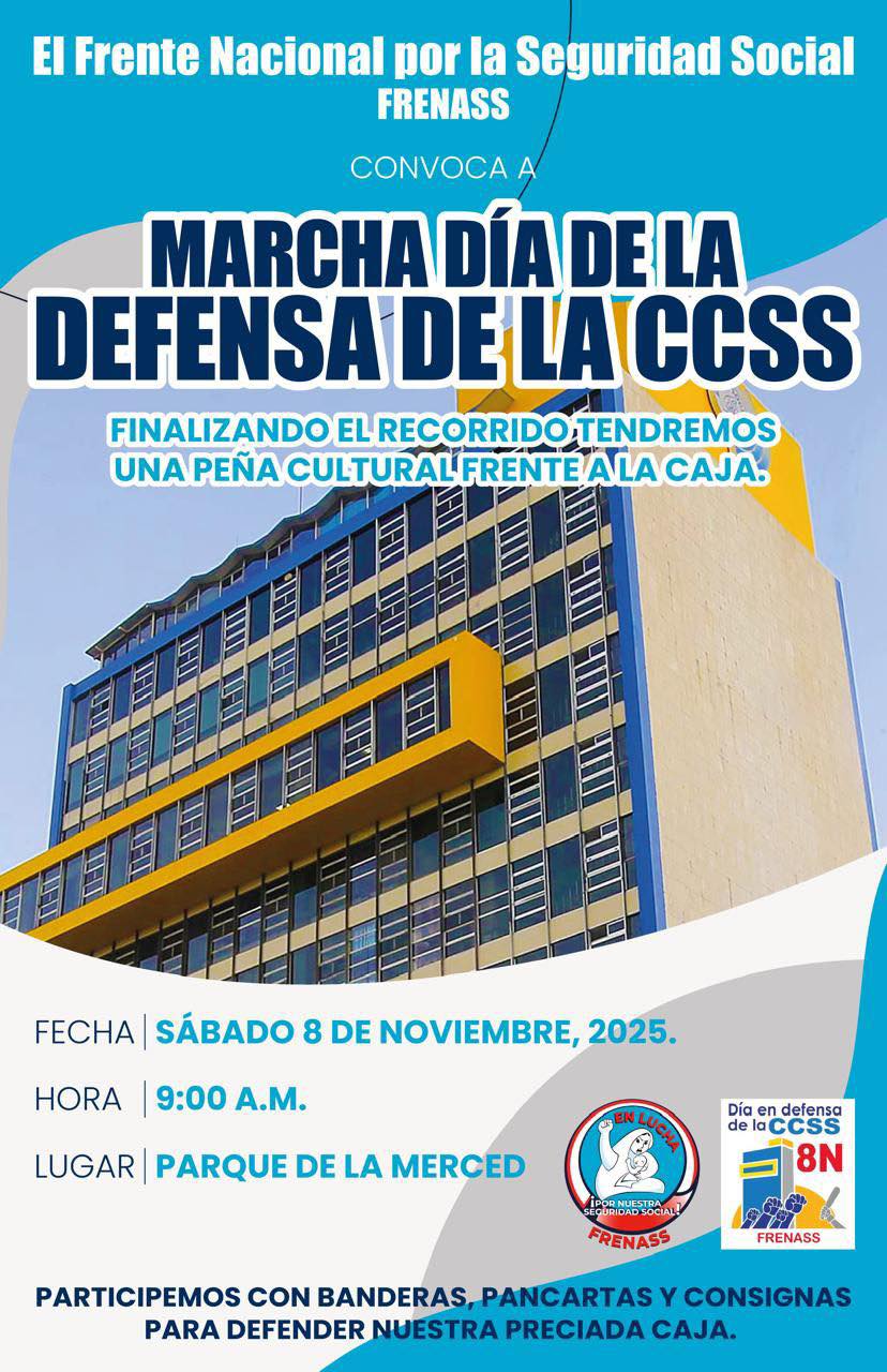 Marcha conmemora el Día de la Defensa de la CCSS por doceavo año ...